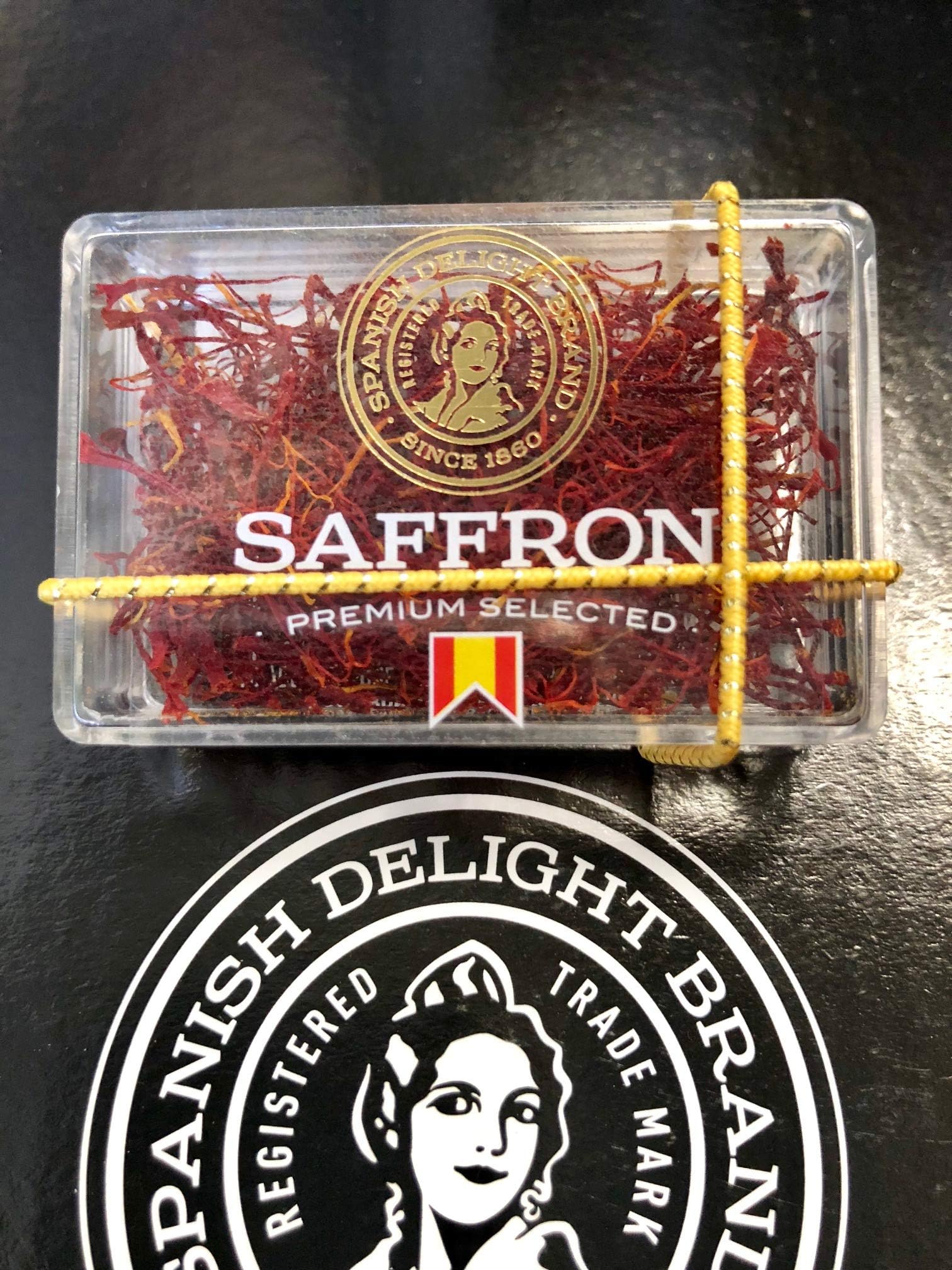 Amazon.com : Premium Selected Spanish Saffron (1 Gram) : Grocery ...