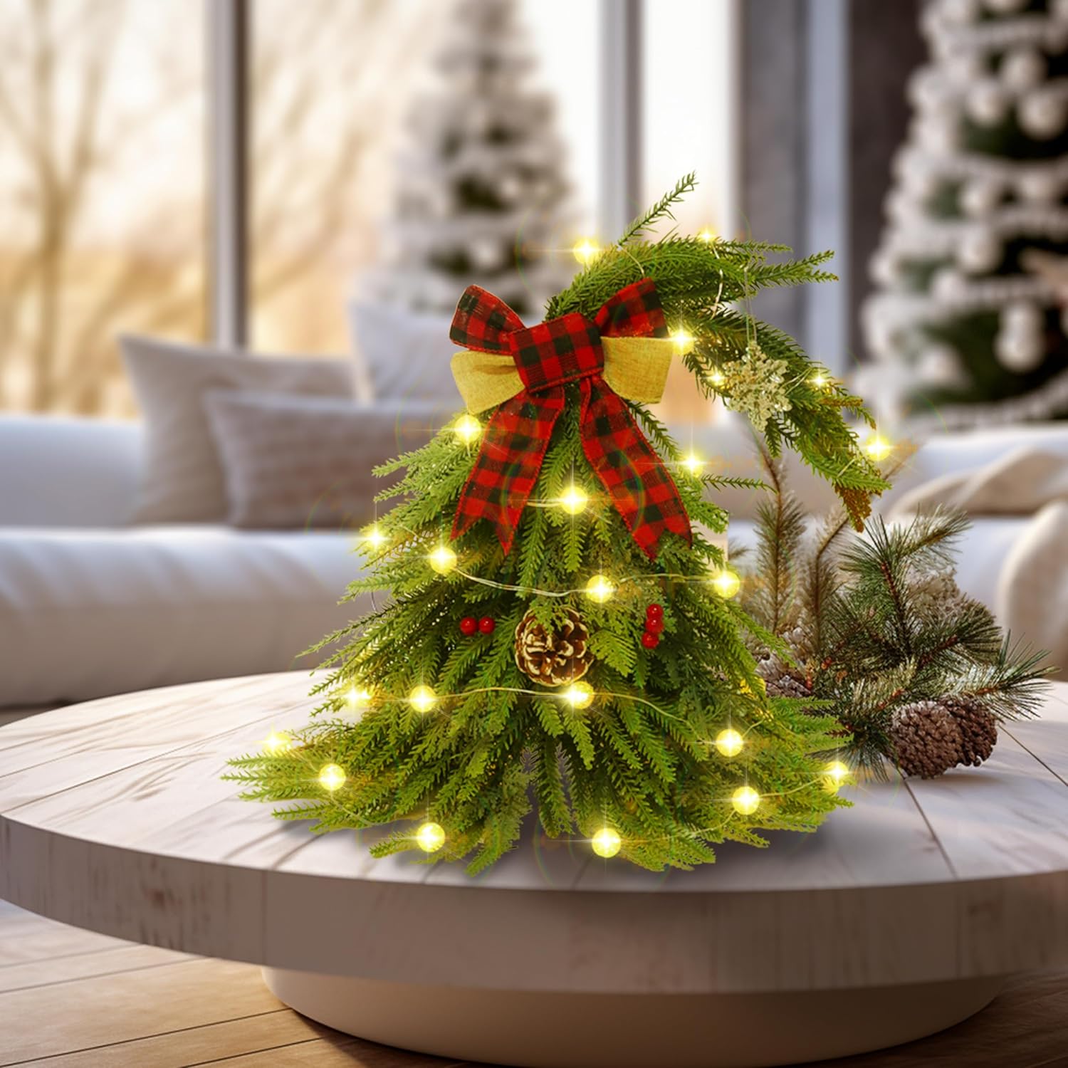 Amazon.com: Mini Christmas Tree - Table Christmas Tree, Table Top ...