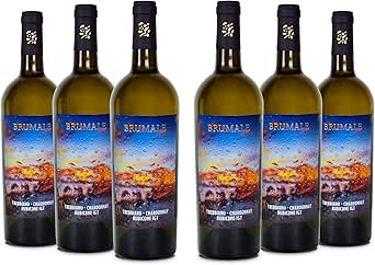 Brumale Vino Bianco Trebbiano Chardonnay Rubicone IGT, Gusto Pieno E ...