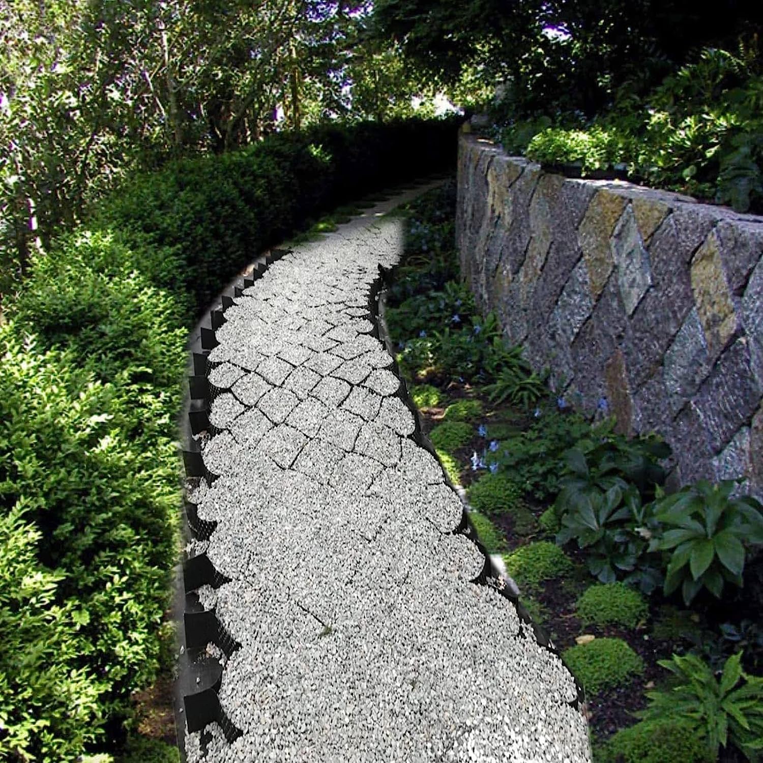 Amazon.com : COZMAX 2" Depth Permeable Paver System Ground Grid，Garage ...