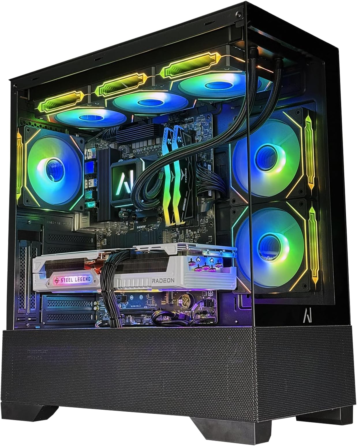 Amazon.com: Andromeda Insights Galaxy V2 Gaming PC - AMD RX 9070 XT ...