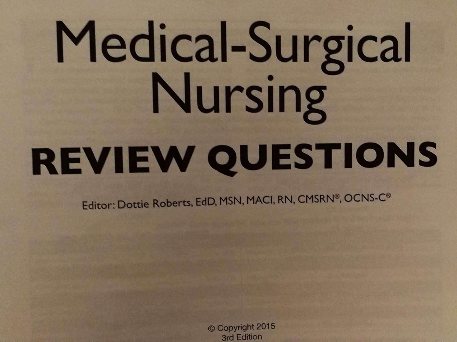 Study Guide for Medical-Surgical Nursing: Concepts and Practice ...