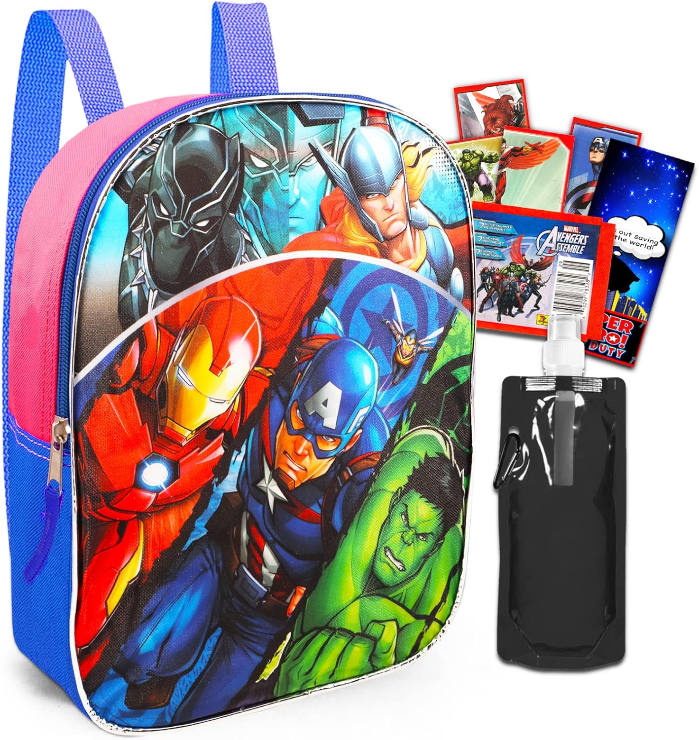 Amazon.com | Avengers Mini Backpack Set - Bundle with 11" Avengers ...