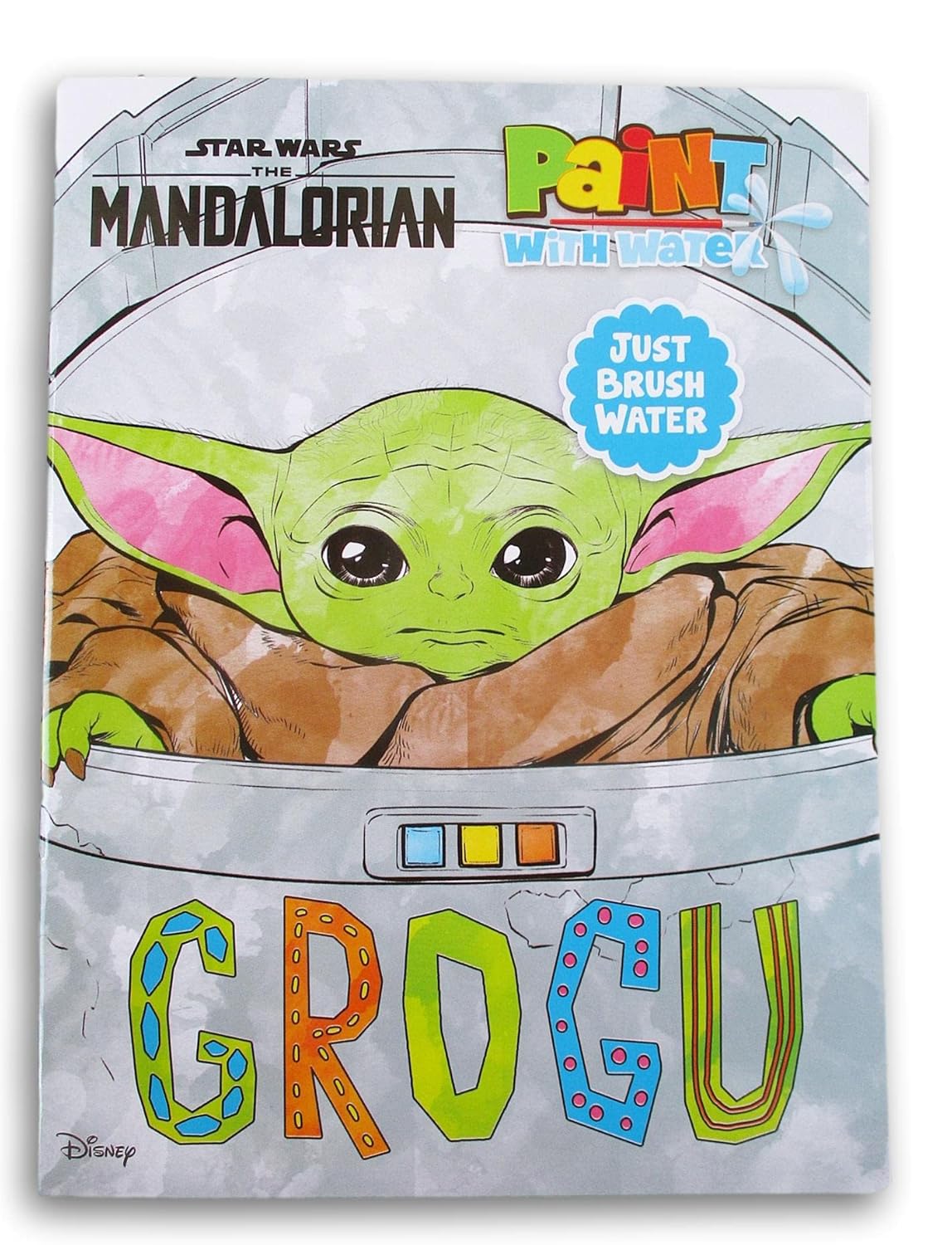 Amazon.com: The Mandalorian ''Grogu'' Paint with Water Book ...