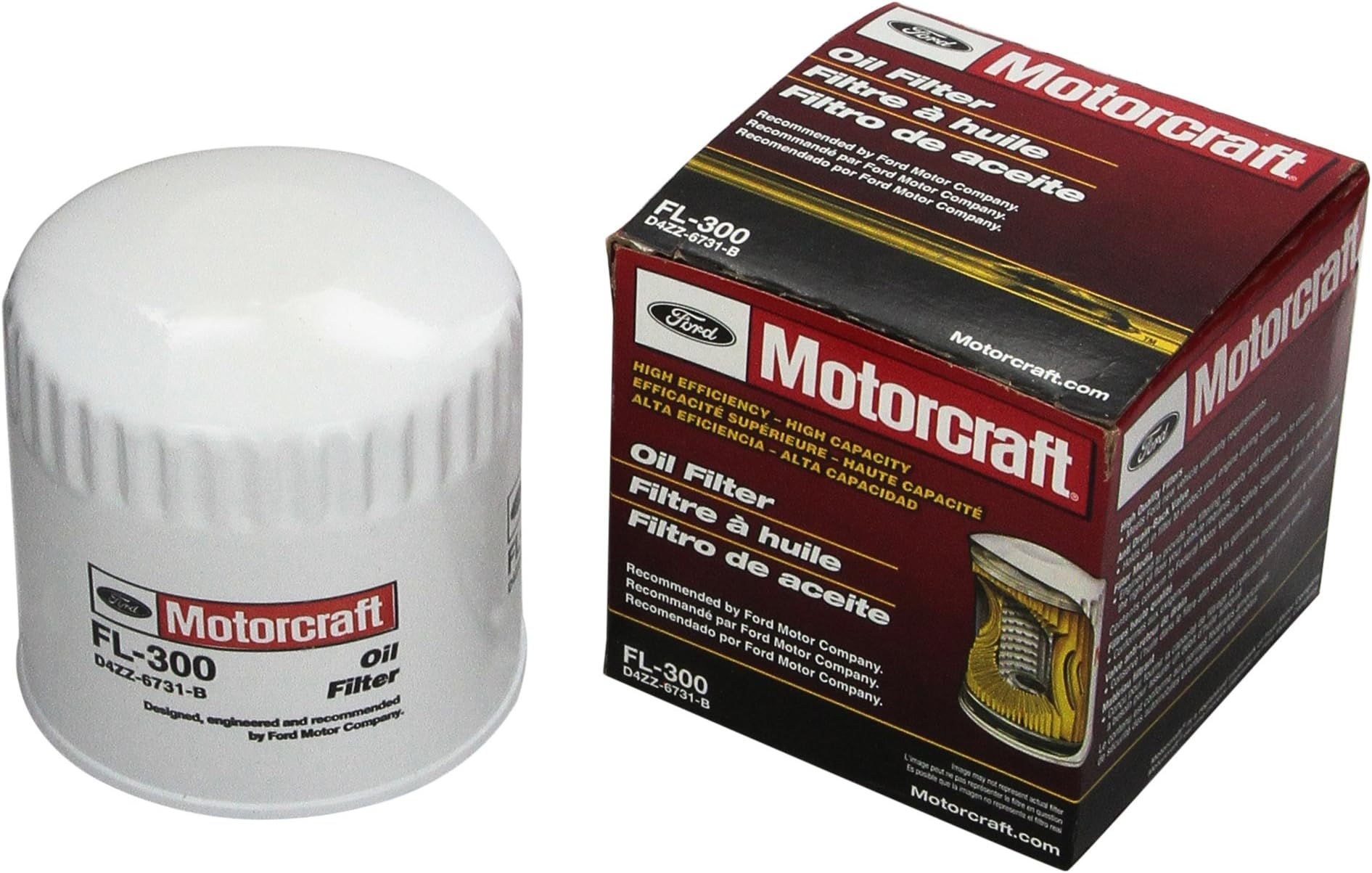Motorcraft FL300 Filter, Oil Filters & Accessories - Amazon Canada