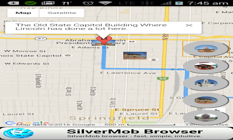 Map Of Springfield Illinois Attractions