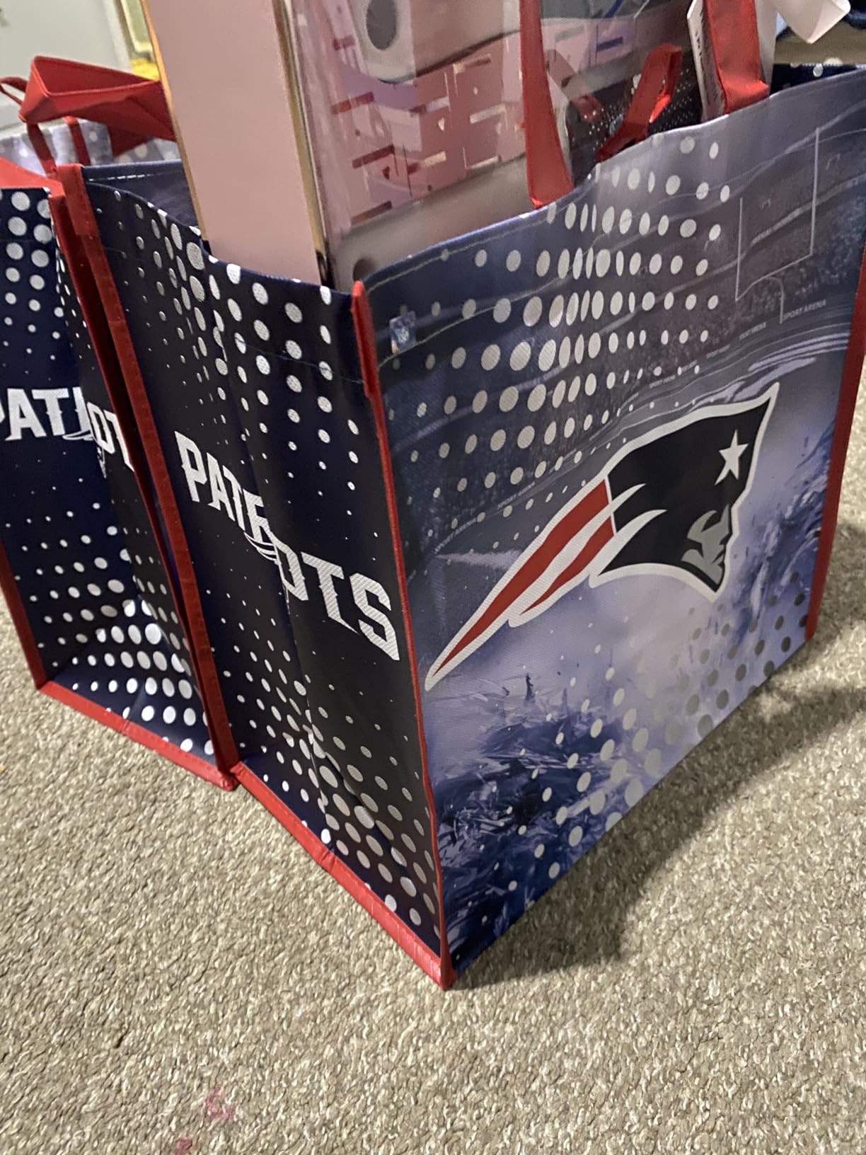 Amazon.com : FOCO NFL Team Logo Reusable Grocery Shopping Bags Totes ...