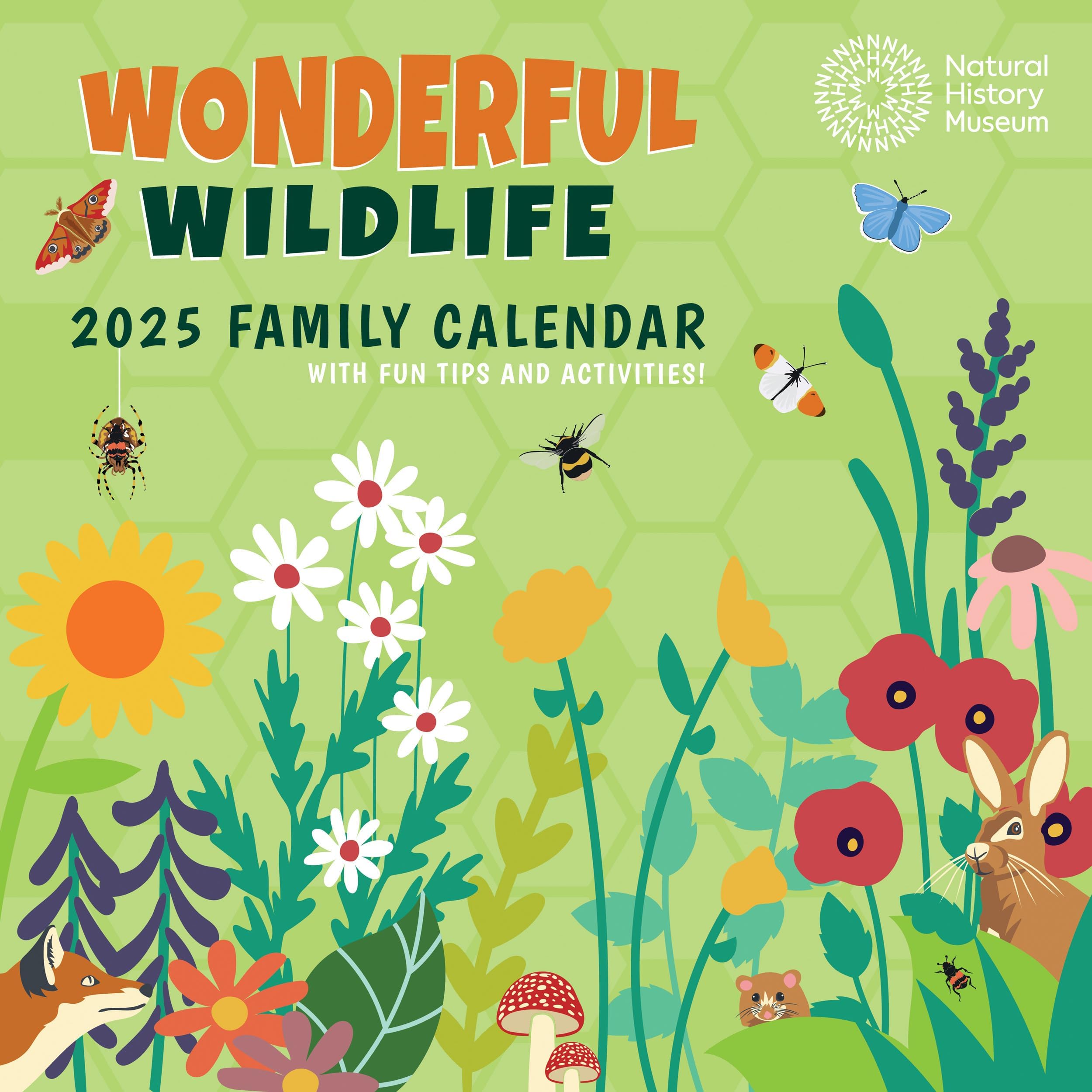 2025 Natural History Museum Wonderful Wildlife Square Family Wall ...