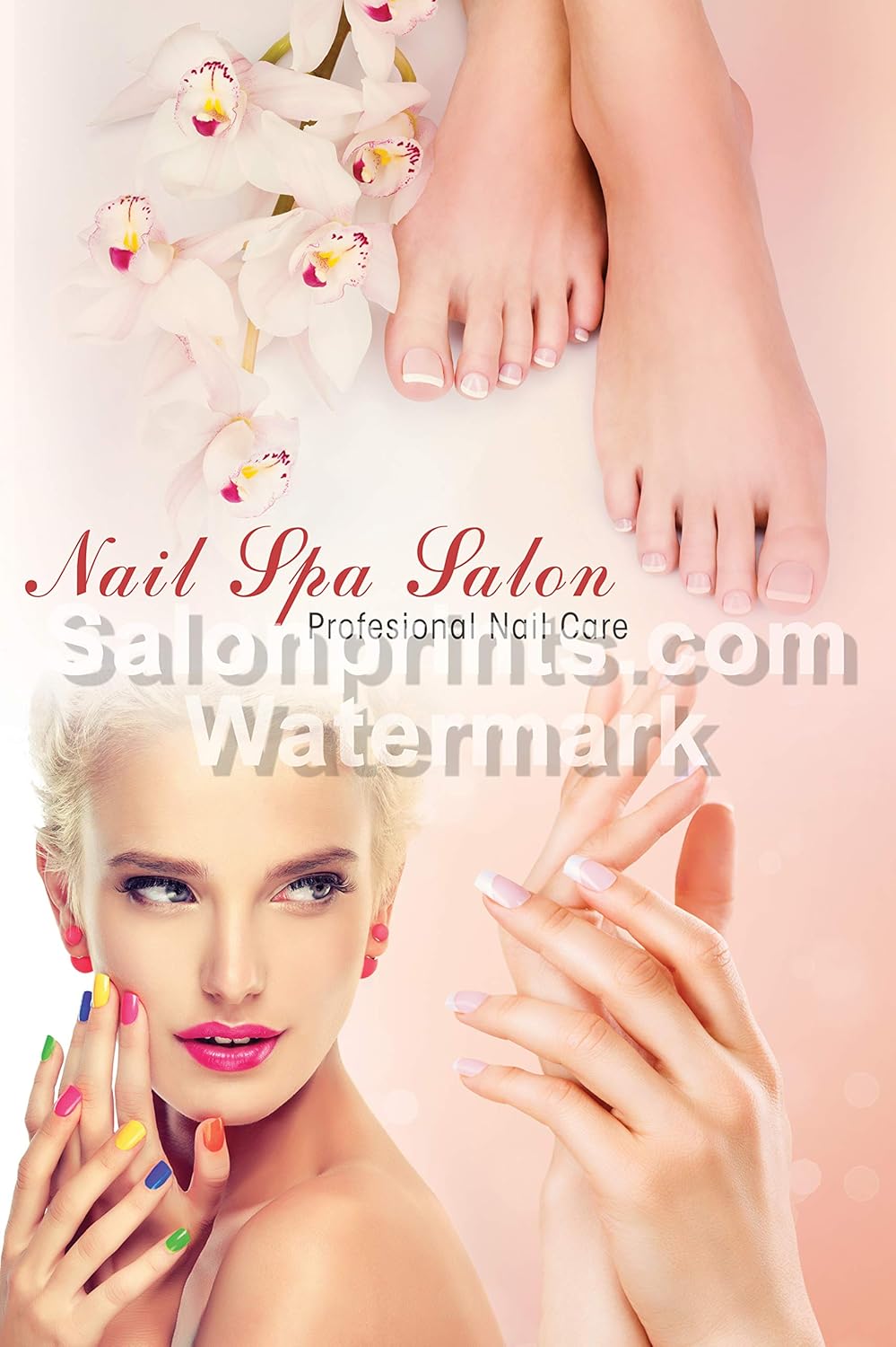 Amazon.com: Global Printing Services Nail Salon Poster - Manicure ...