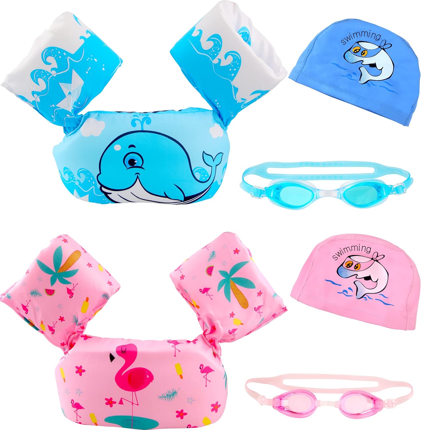 Amazon.com : Rcanedny 2 Pack Kids Swim Vest Jumper Jackets Pool ...