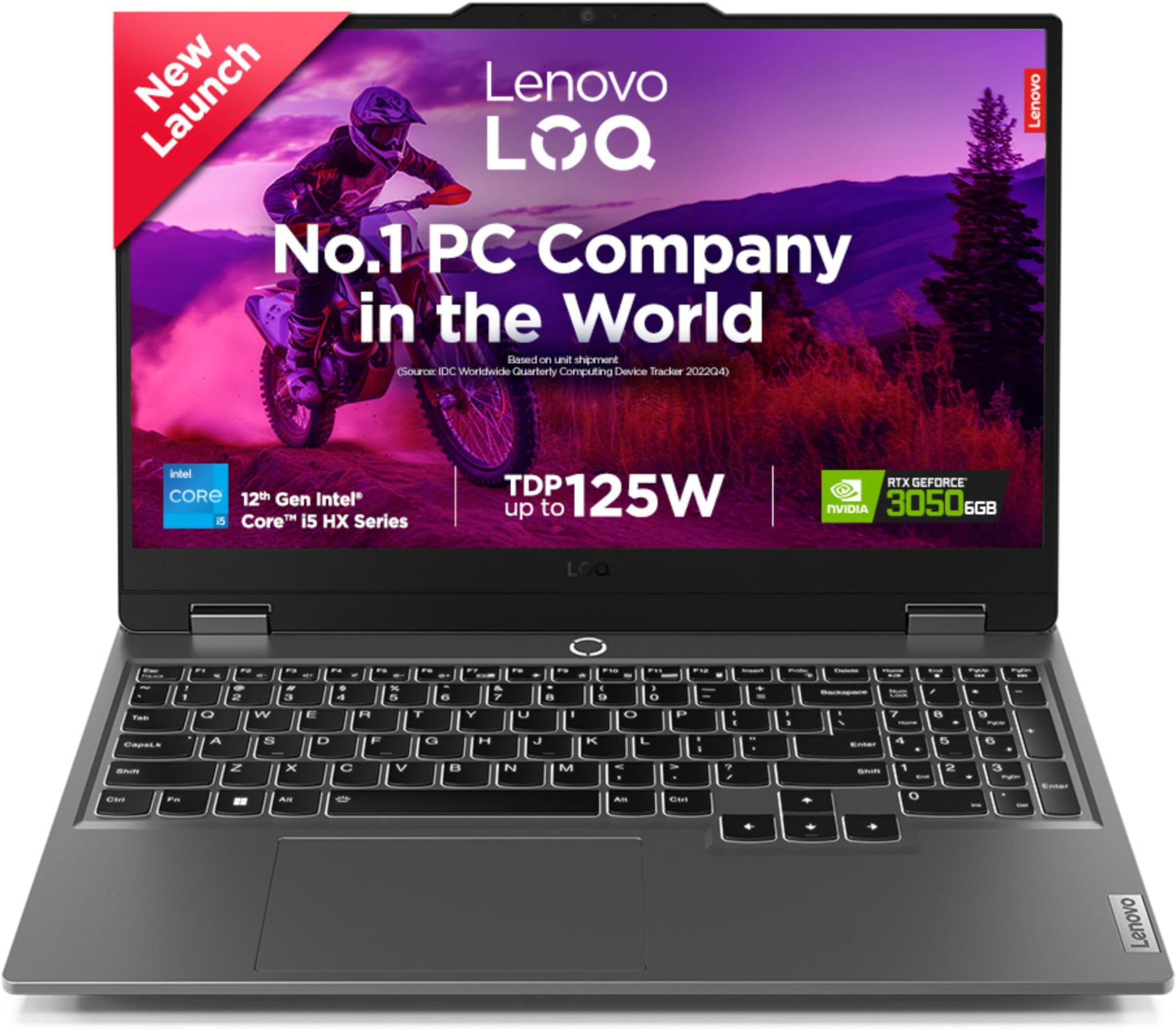 Lenovo Smartchoice LOQ 12th Gen Intel Core i5-12450HX 15.6" (39.6cm ...