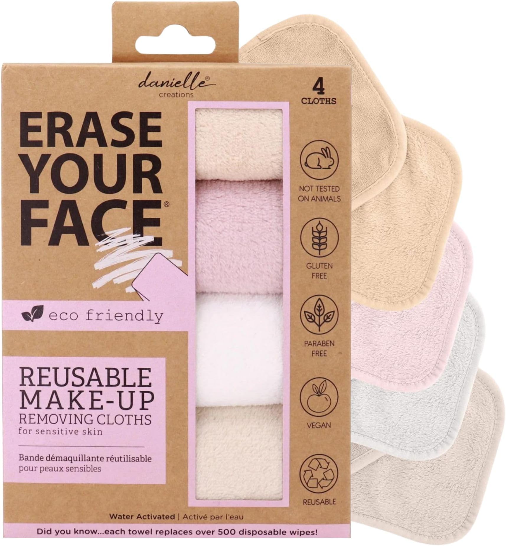 Amazon.com: The Makeup Mitty® Single Pack Ultra-Gentle Reusable ...