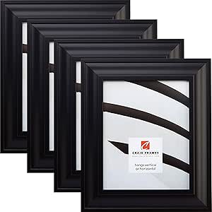 Amazon.com - Craig Frames Upscale, 11x17 Picture Frame, Satin Black ...
