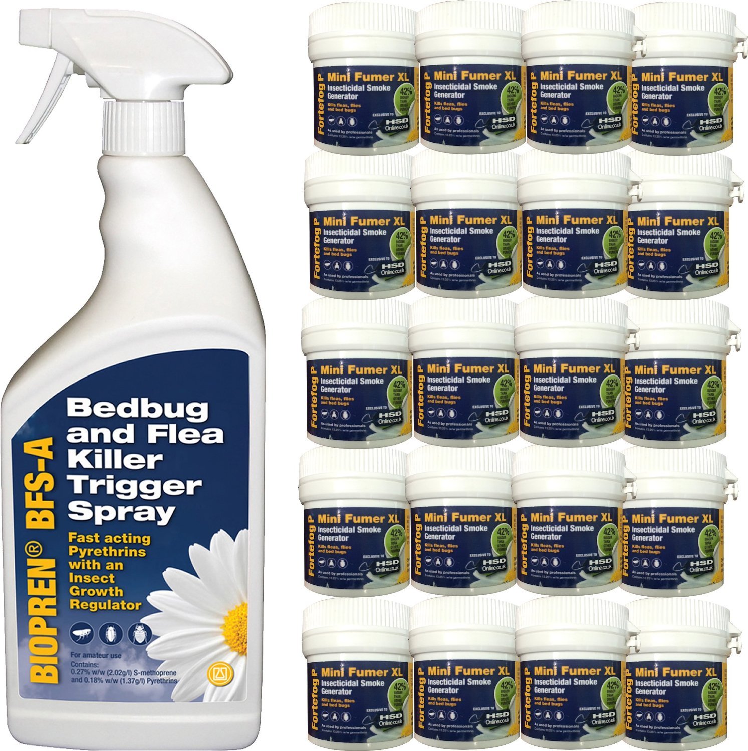 Buy AGROPHARM Jumbo Bed Bug and Flea Killer Kit For The Home With ...