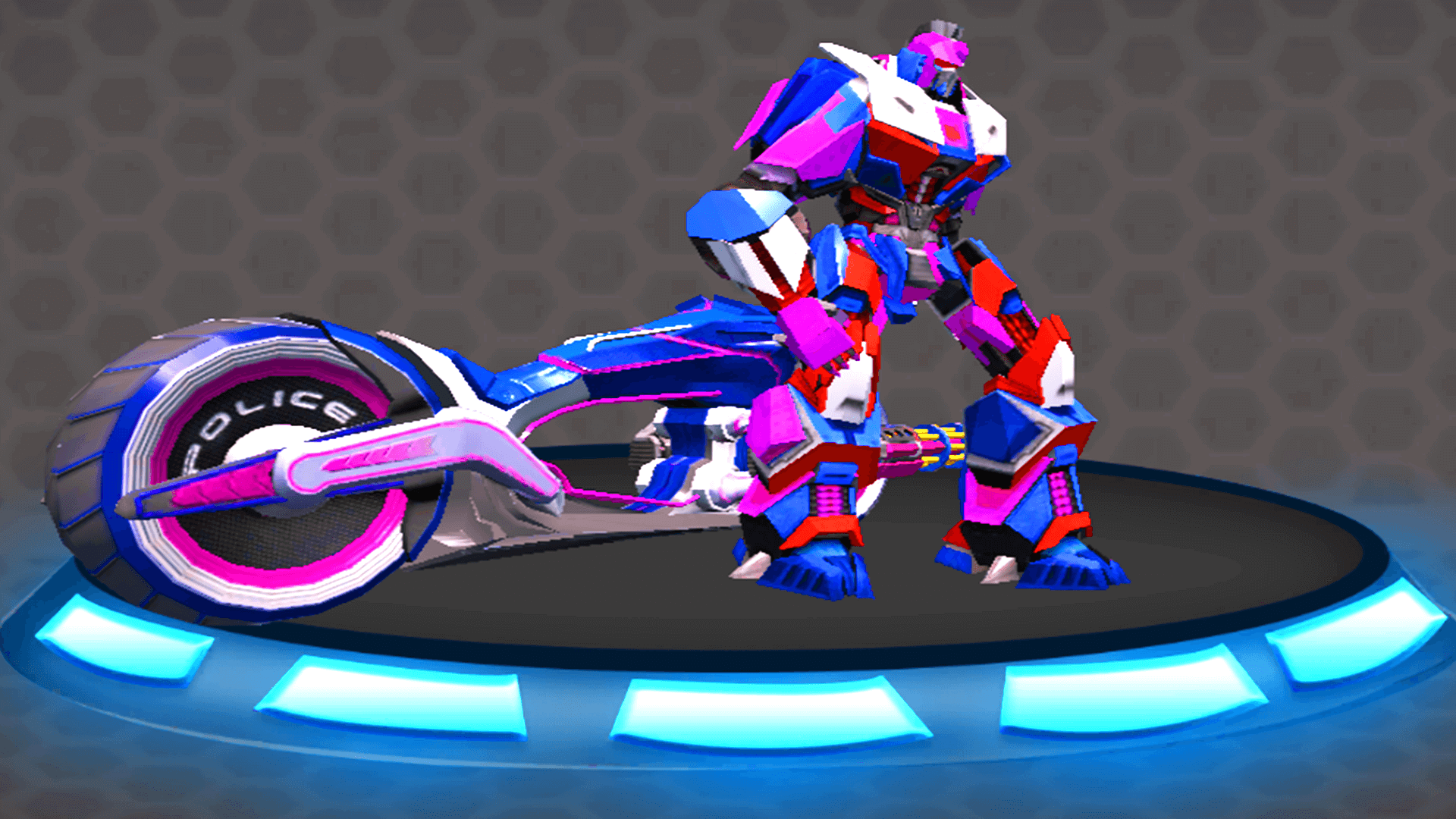 Police Robot Transform Top Speed Super Stunt Moto Bike: Robot City ...