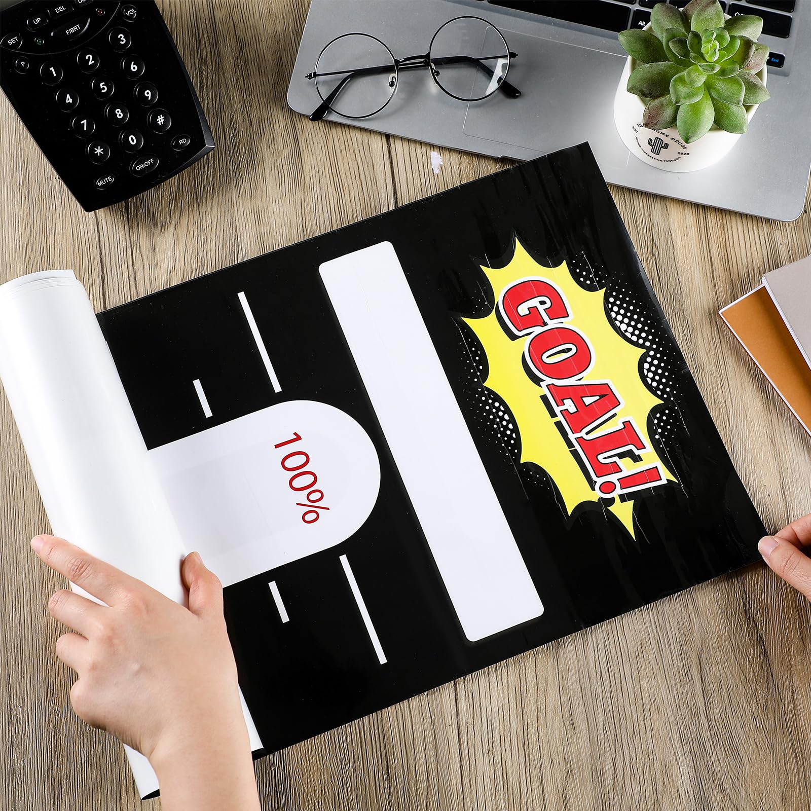 Snapklik.com : Gersoniel 3 Pcs Fundraising Thermometer Goal Charts 11 X ...