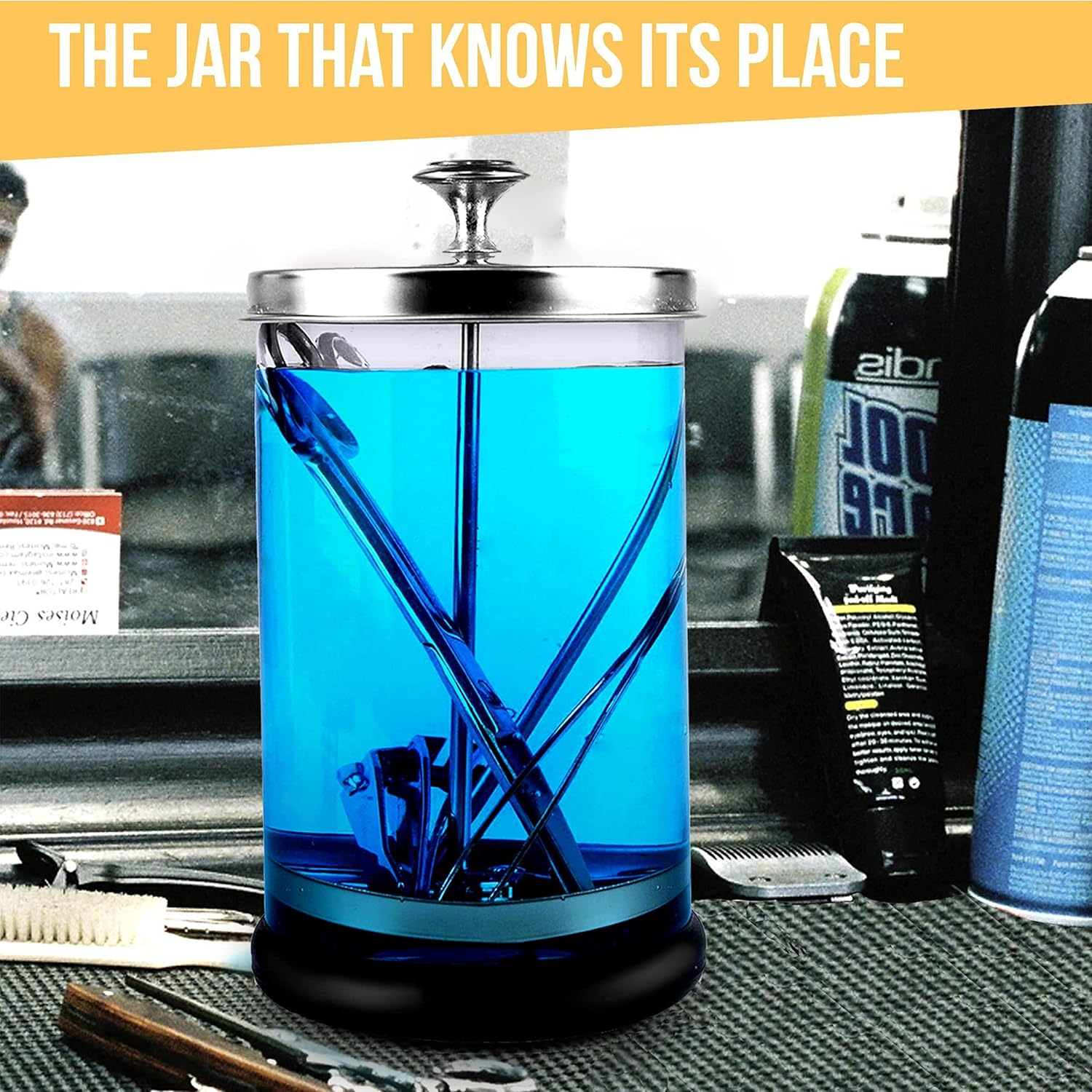 Buy JJ CARE Disinfectant Jar (21 oz) Pack of 1, Sterilizer Jar with ...