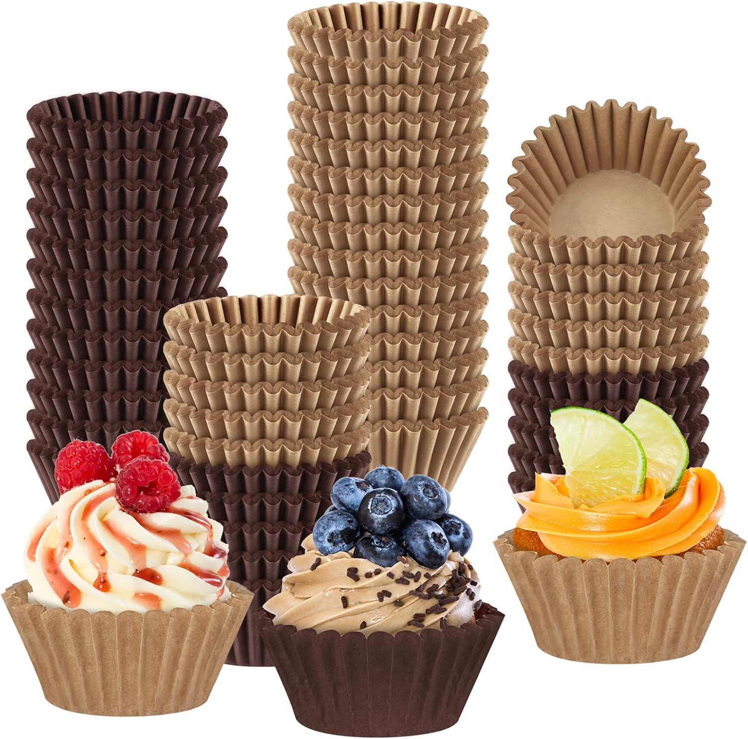 Amazon.com: Ruisita 1200 Pieces Mini Cupcake Liners 1.25 Inch Paper ...