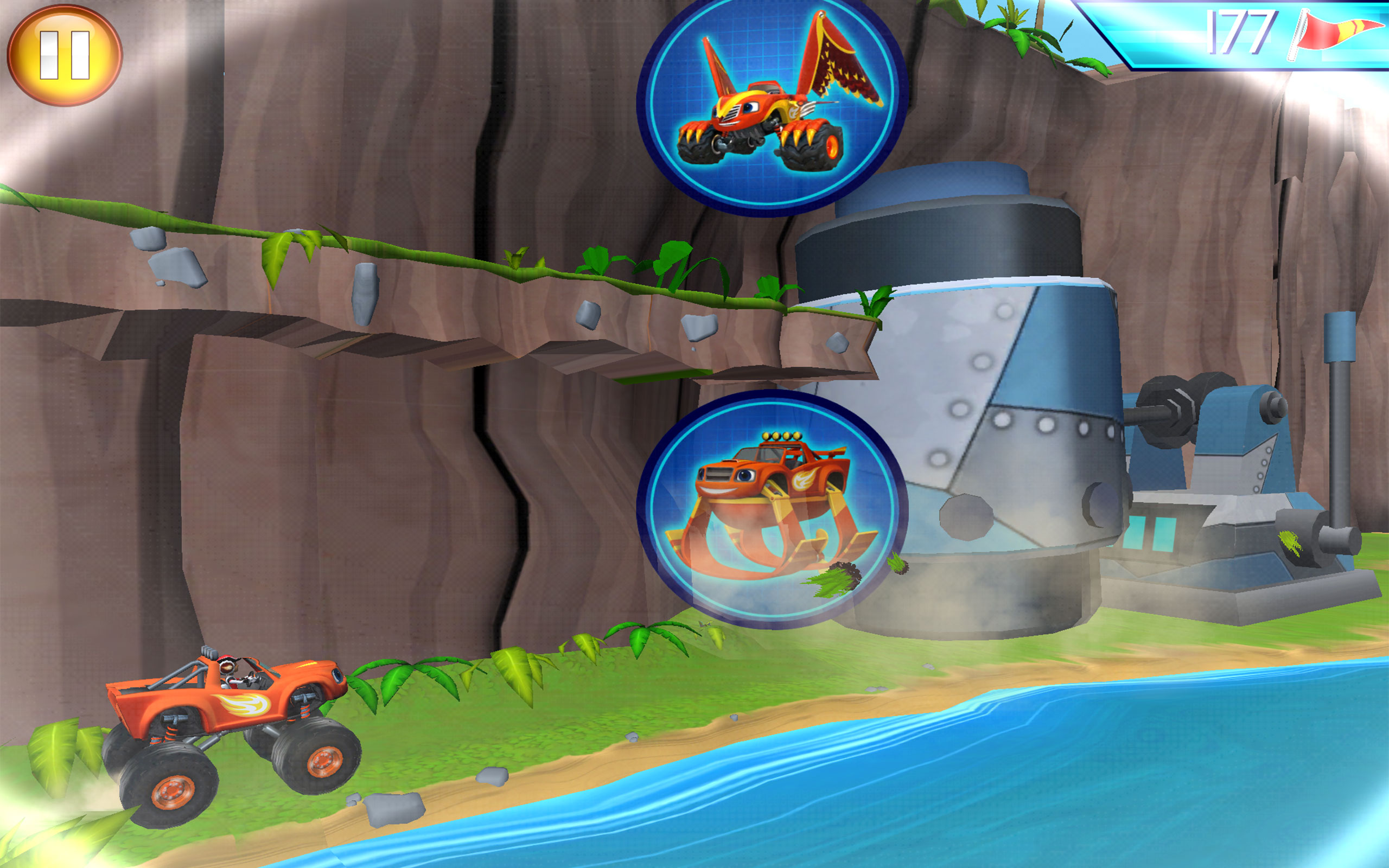 Blaze and the Monster Machines Obstacle Course Challenge - App on ...