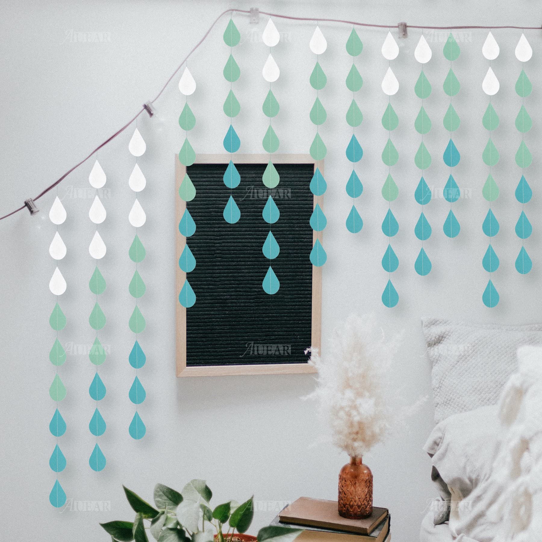 Rainbow Drop Garland Diy