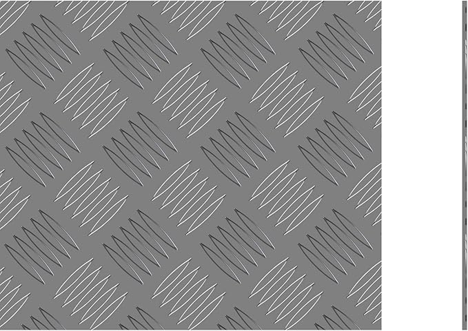 STORMGUARD 18AM036 Checker External Angle Profile Plates, Aluminium ...