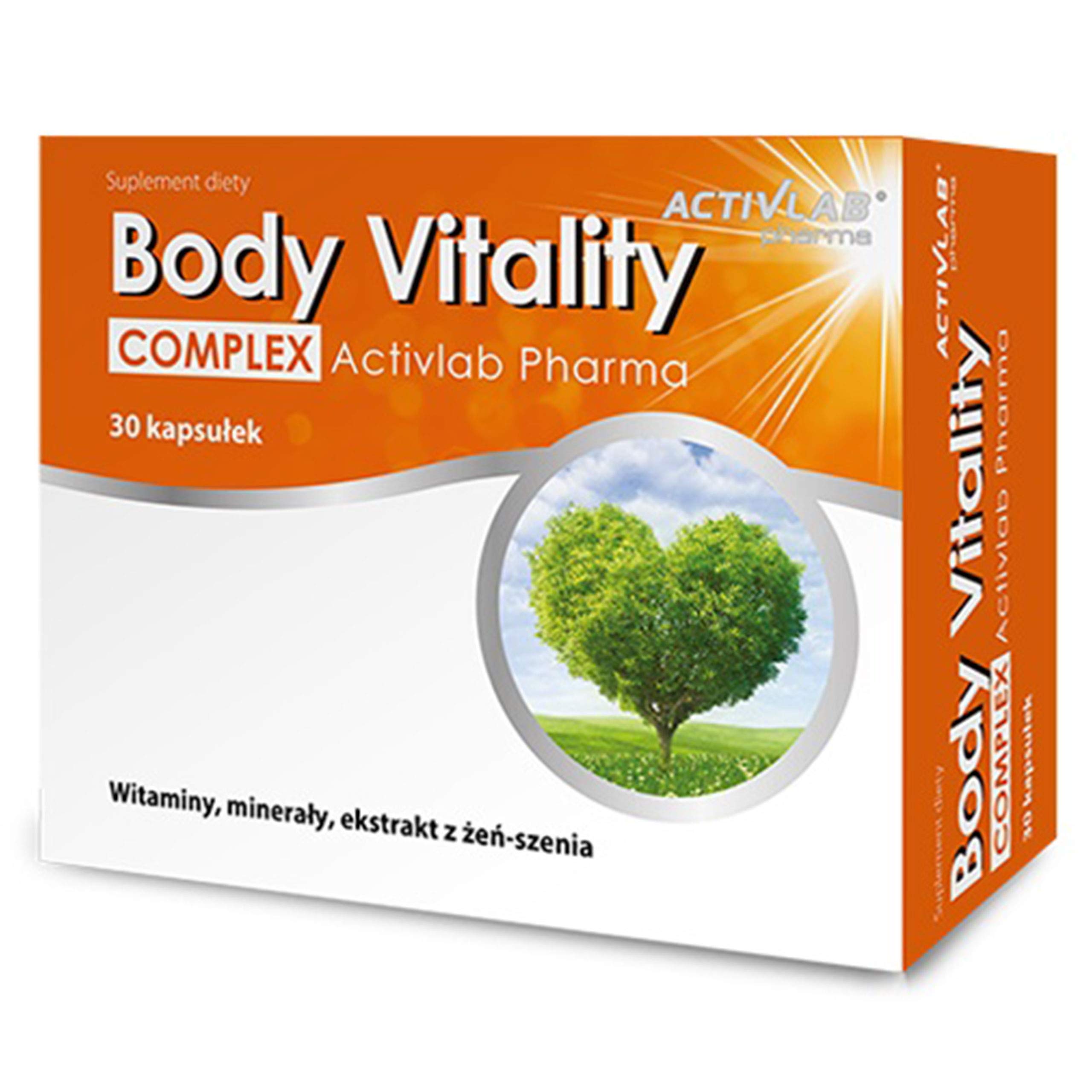 Buy Activlab Body Vitality Complex Package of 1 x 30 s - and Mineral ...