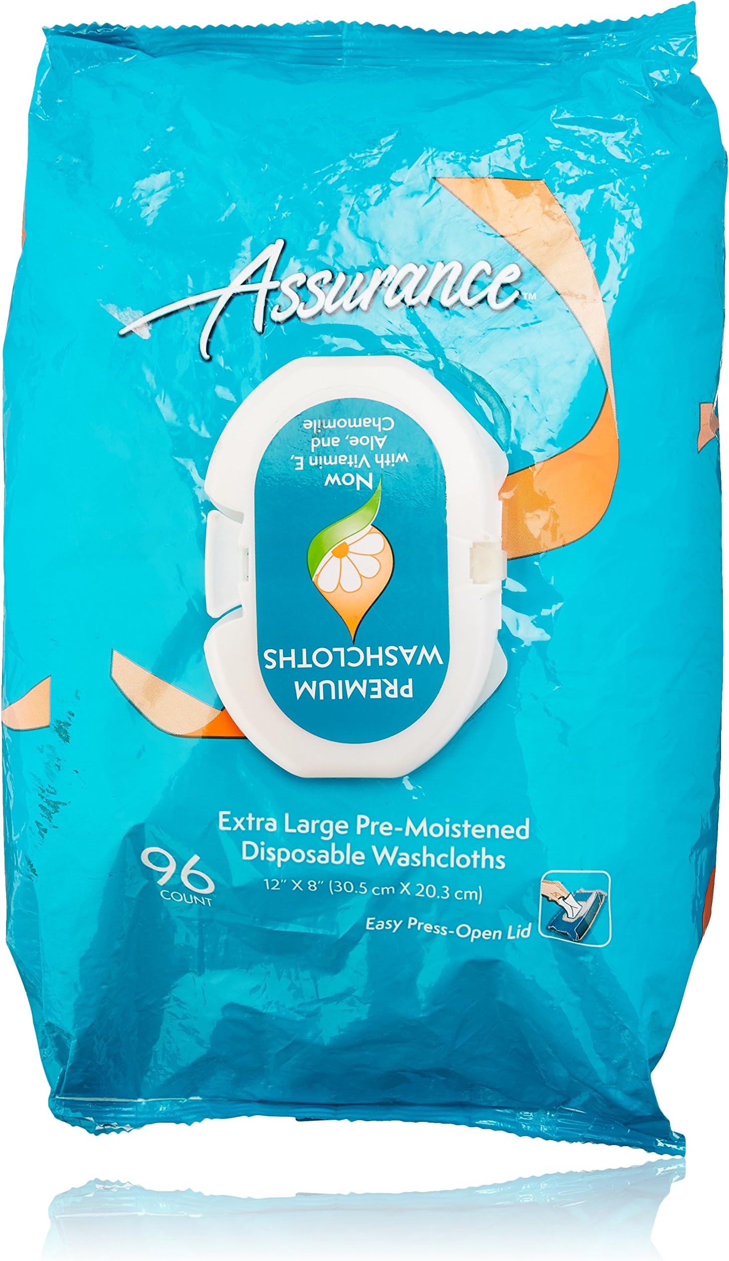 Amazon.com: Assurance Pre-Moistened Extra Large Disposable Washcloths ...