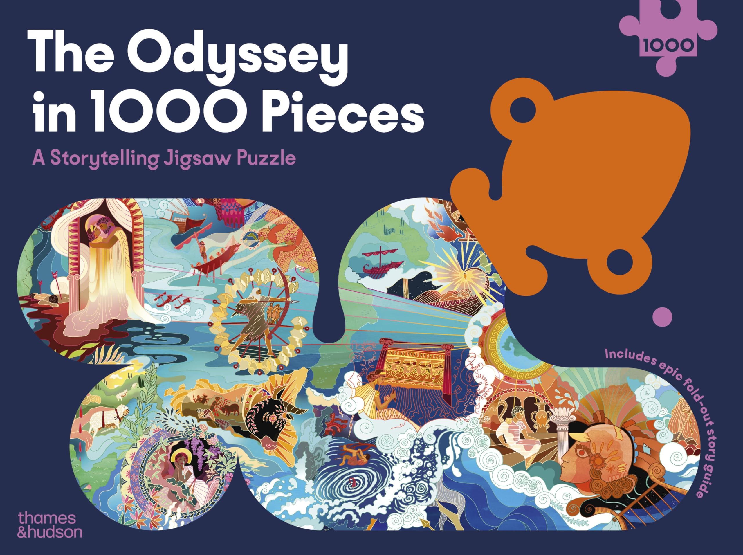 Amazon.com: Thames & Hudson The Odyssey in 1000 Pieces: A Storytelling ...