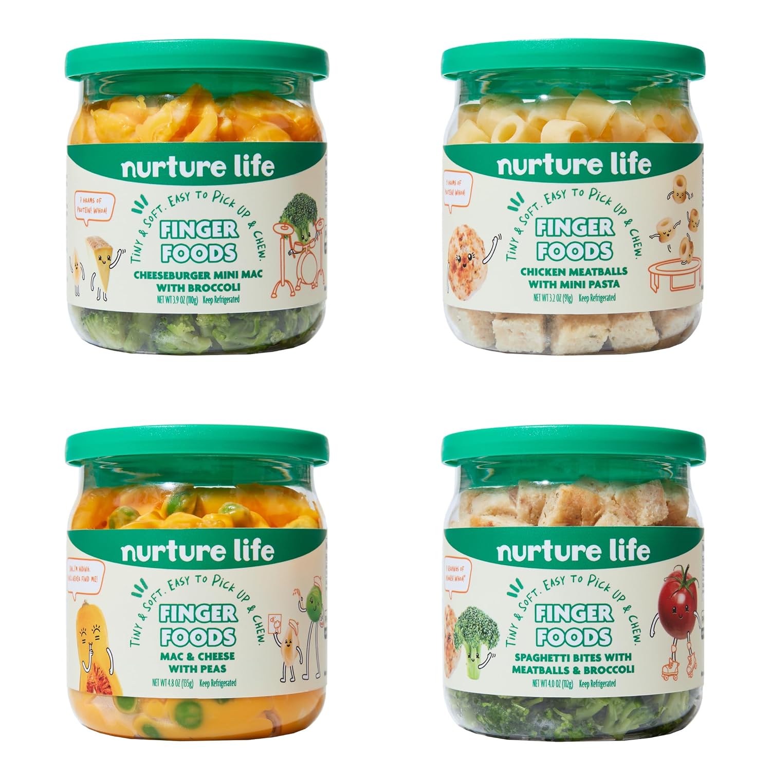 Amazon.com: Nurture Life Finger Foods, Healthy Stage 3 Baby Food, Pasta ...