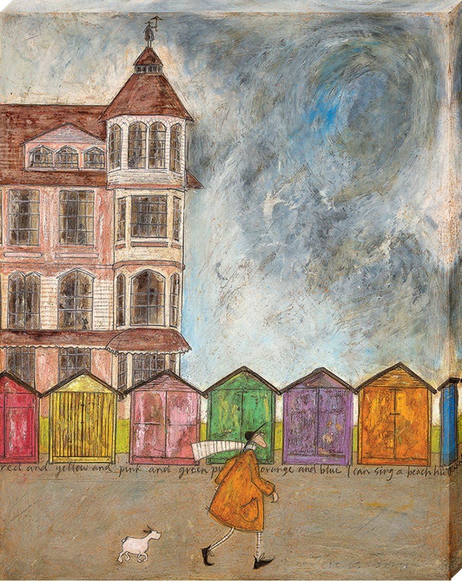 Sam Toft WDC12007-Multi Coloured- A Romantic Tryst Canvas Print, Multi ...