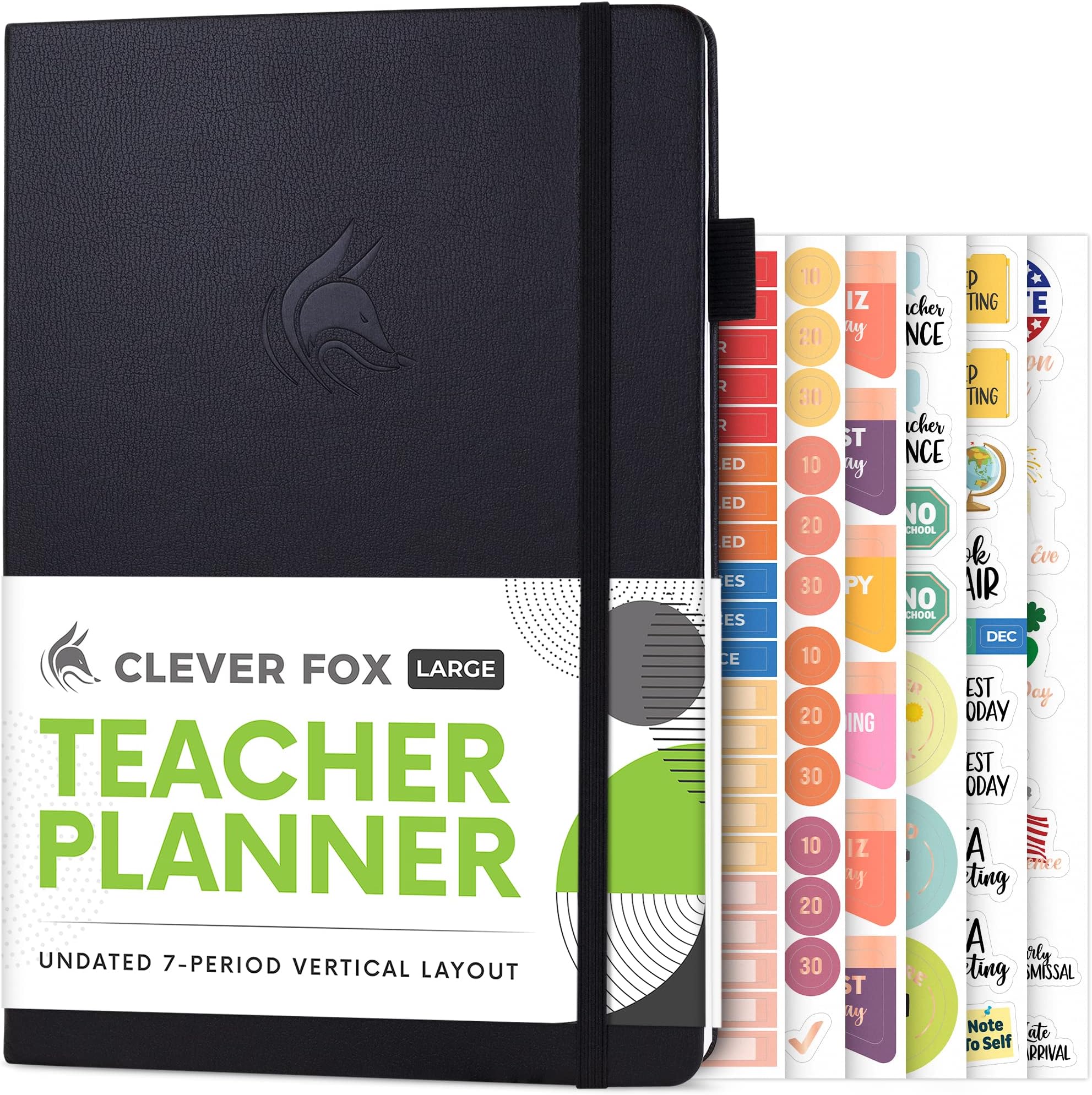 Amazon.com : Clever Fox Teacher Planner – School Year Planner with ...