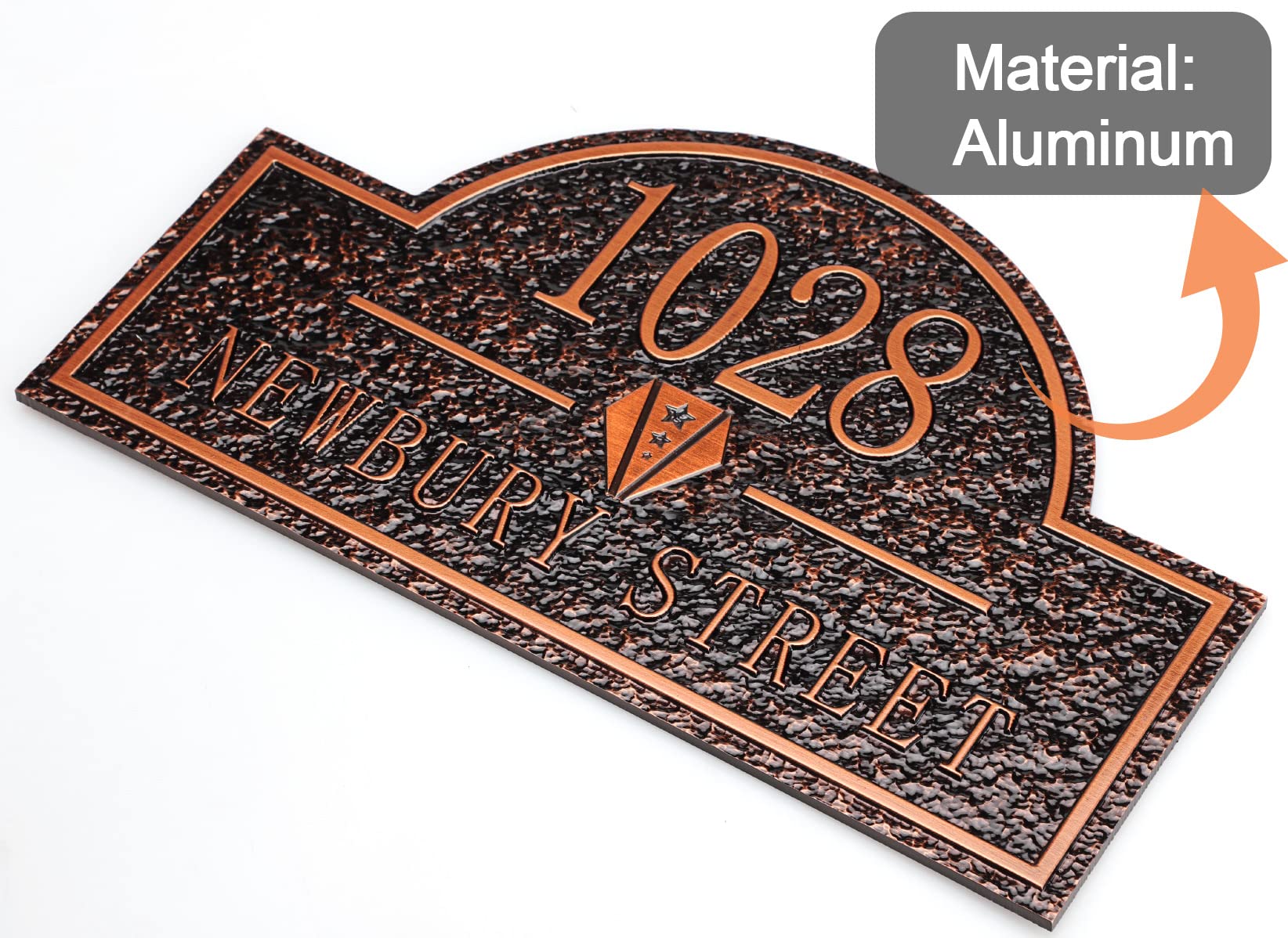 Snapklik.com : Personalized House Address Plaque 12" Cast Numbers For ...