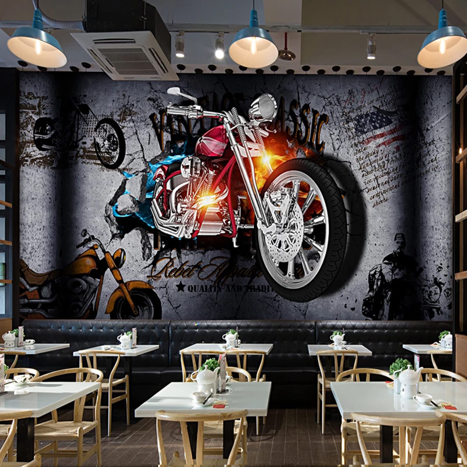 Motorcycle Theme Home Bars 30 Home Bar Motorcycle Themed Ideas
