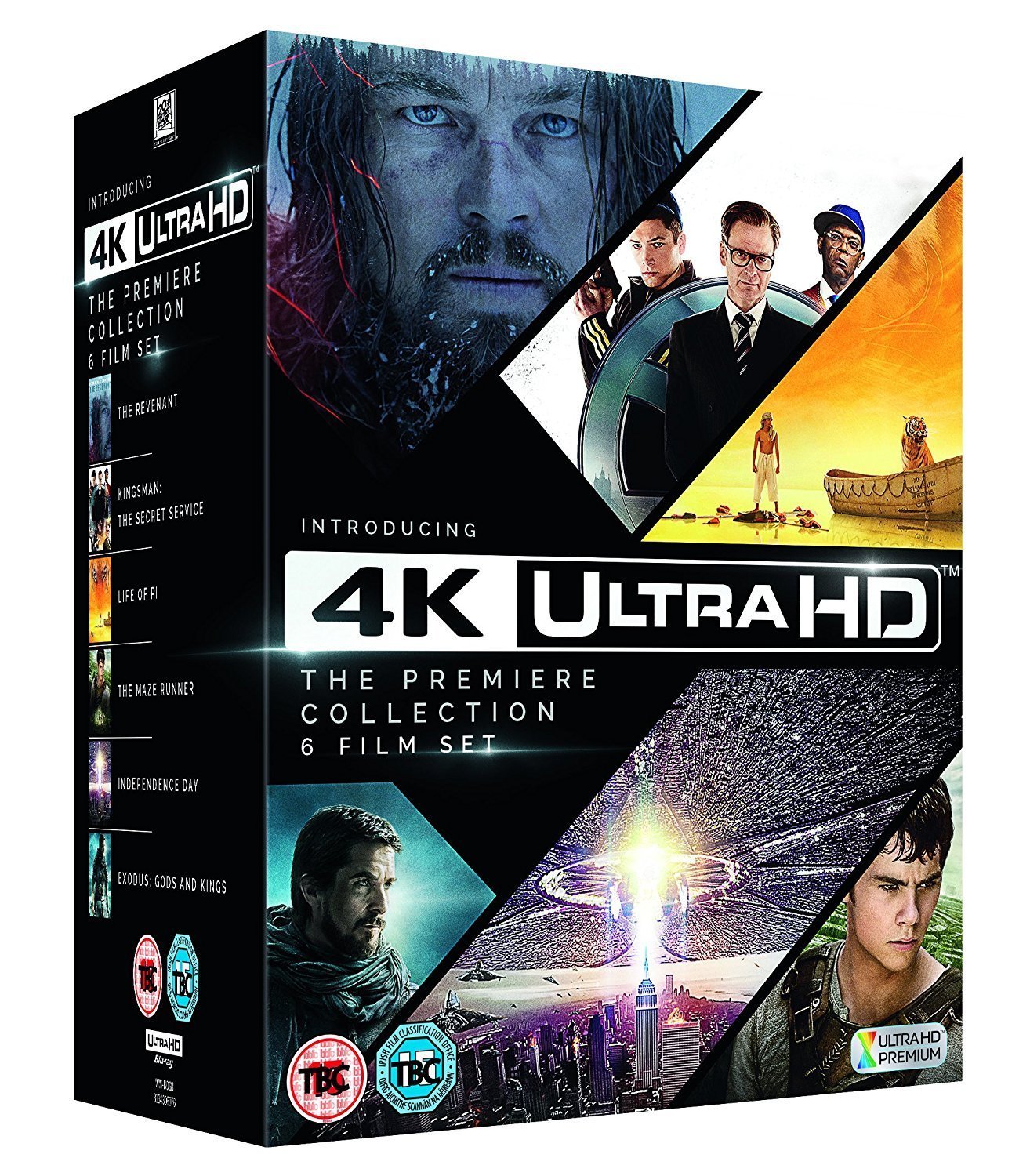 The Premier 4K Ultra HD - 6 Movies Collection: The Revenant + Kingsman ...