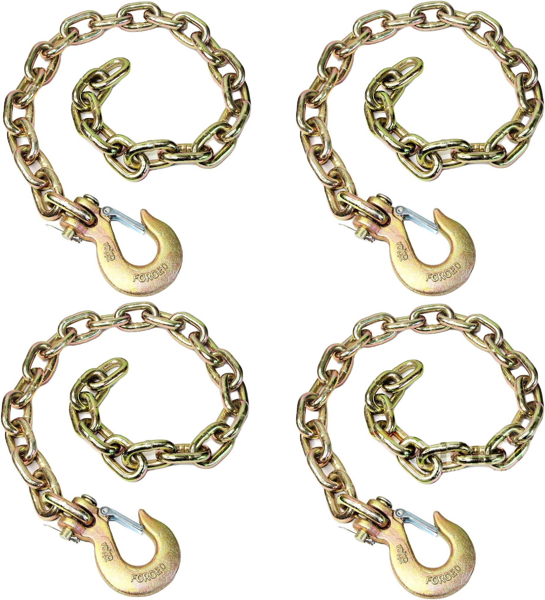 Amazon.com: MIKMAYTOO Threaded Quick Link Trailer Safety Chain Hook ...