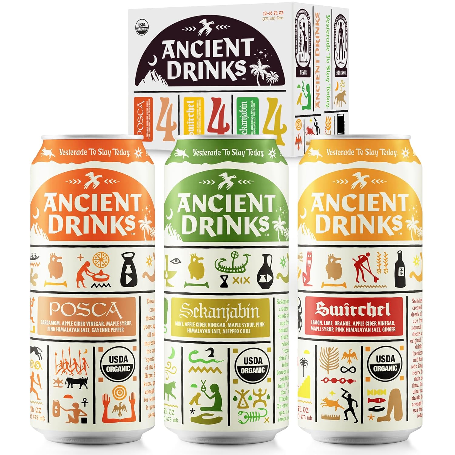 Amazon.com : ANCIENT DRINKS Apple Cider Vinegar Beverage with ...