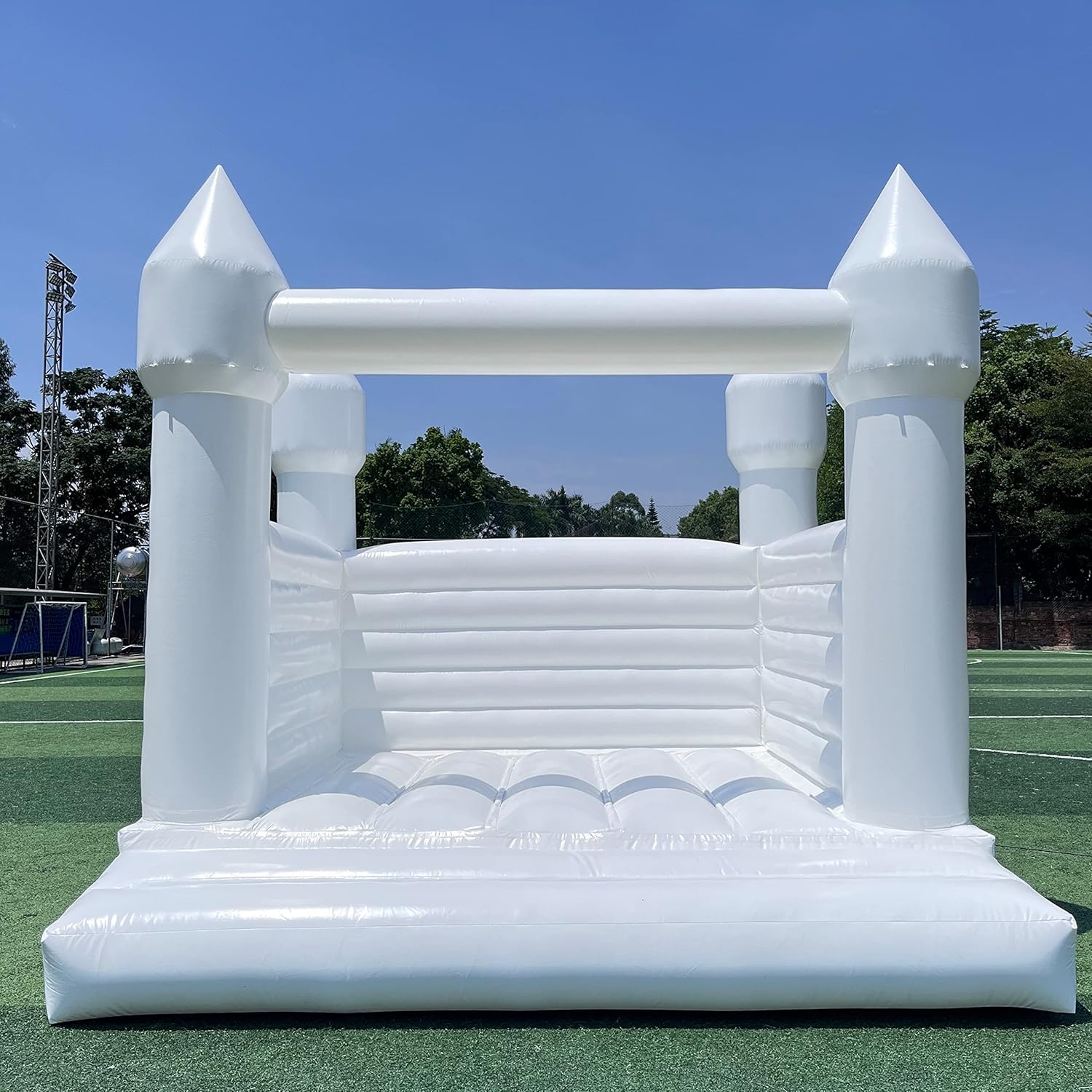Amazon.com: White Bounce House 13 x 13ft, Inflatable White Bounce House ...