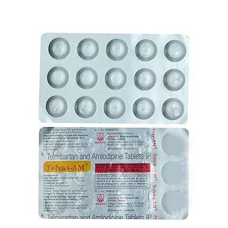 Telvas-AM - Strip of 15 Tablets : Amazon.in: Health & Personal Care