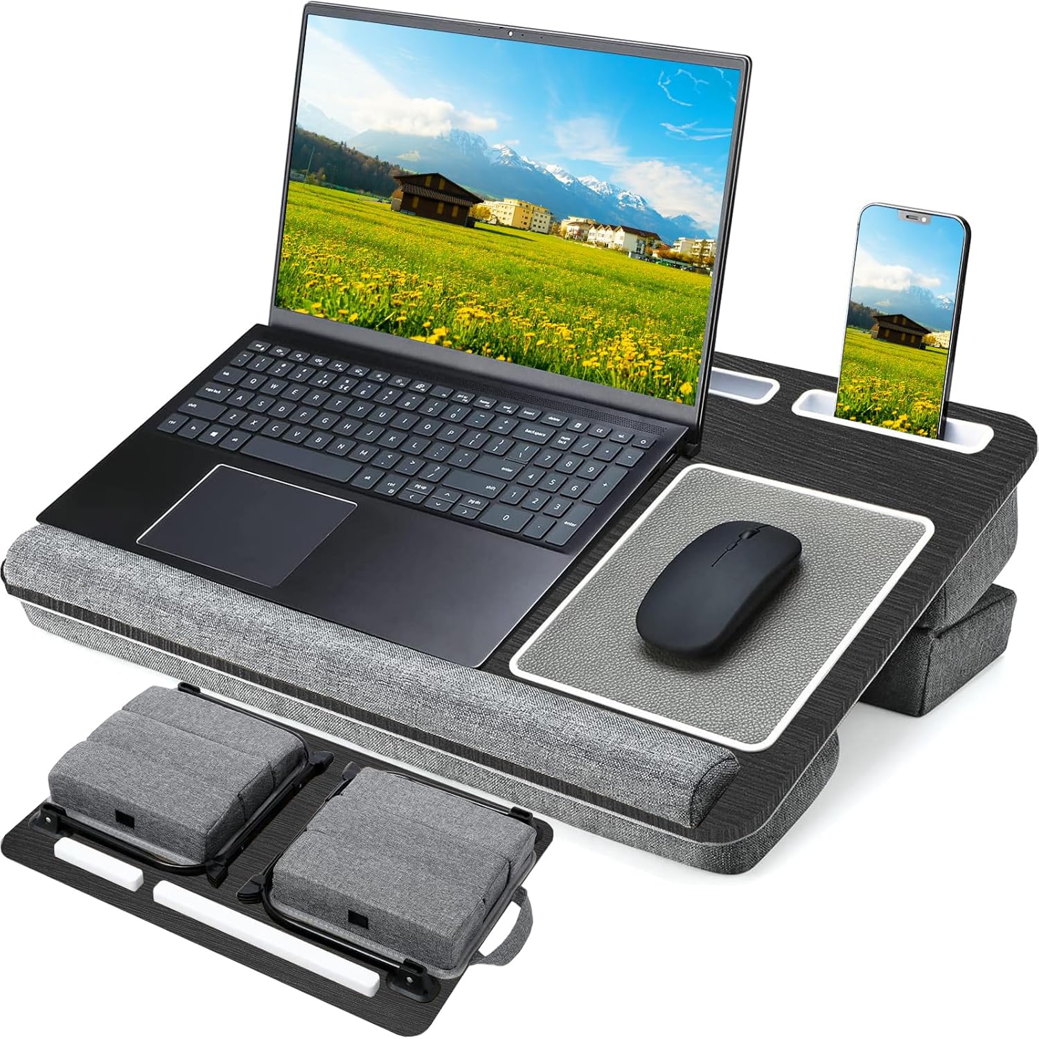 Amazon.com: Adjustable Lap Desk - Fits up to 17 inches Laptop Desk ...