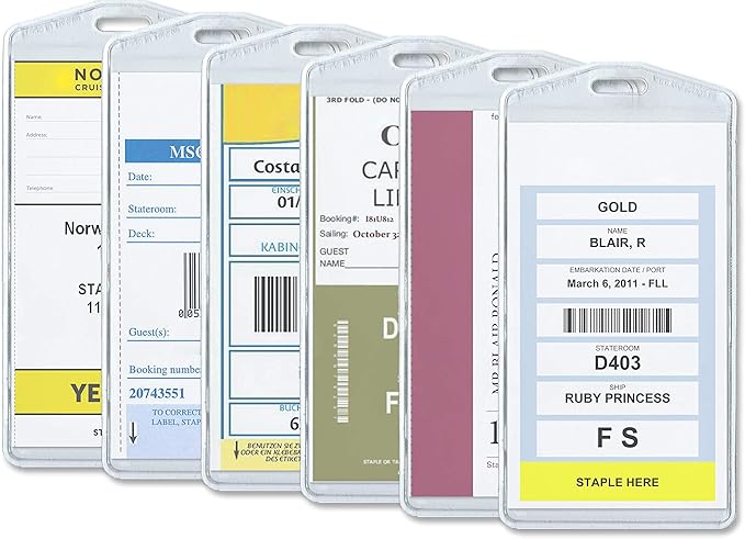 Amazon.com: Cruisetags, Cruise Ship Luggage Tags (8 Pack) : Clothing ...