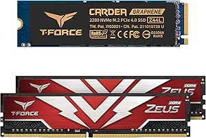 TEAMGROUP T-Force Zeus DDR4 32GB Kit (2x16GB) 3200MHz CL16 Desktop ...