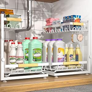 Amazon.com: Sevenblue Paquete de 2 organizadores para debajo del ...