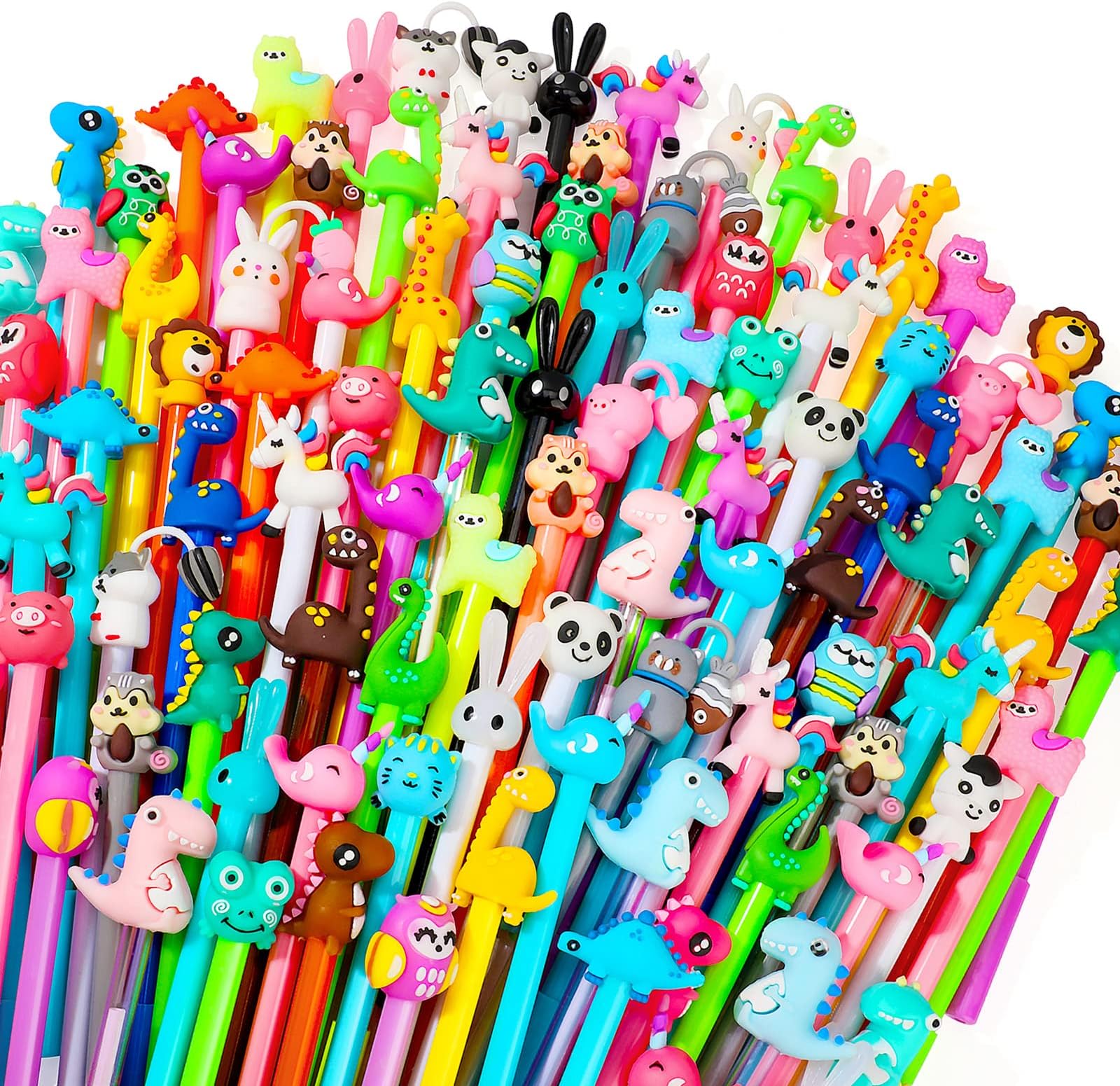 Amazon.com: Hdagbnn 36PCS Cute Cartoon Gel Black Ink Pens,Random Kawaii ...
