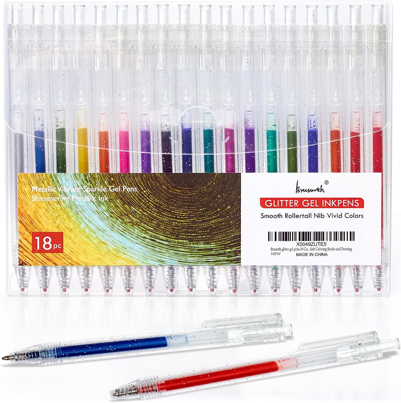 Amazon.com : Glitter Gel Pens,Metallic Vibrant Sparkle gel pens for ...