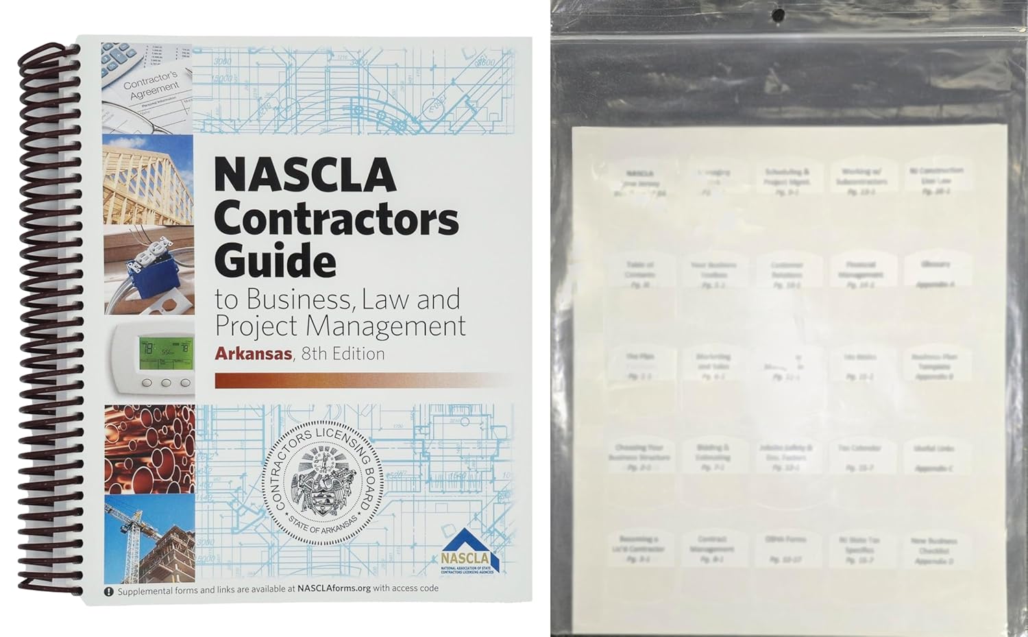 Book and Preprinted Tabs - NASCLA Contractors Guide to Business, Law ...