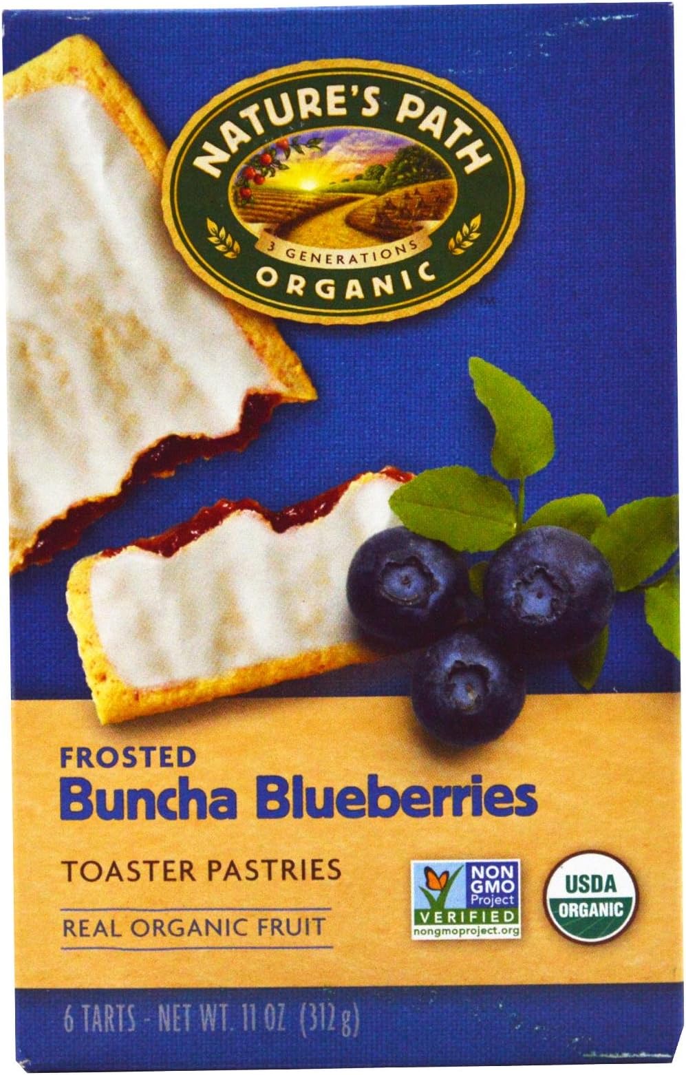 Amazon.com: Nature's Path Organic Toaster Pastries Blueberry Frosted ...