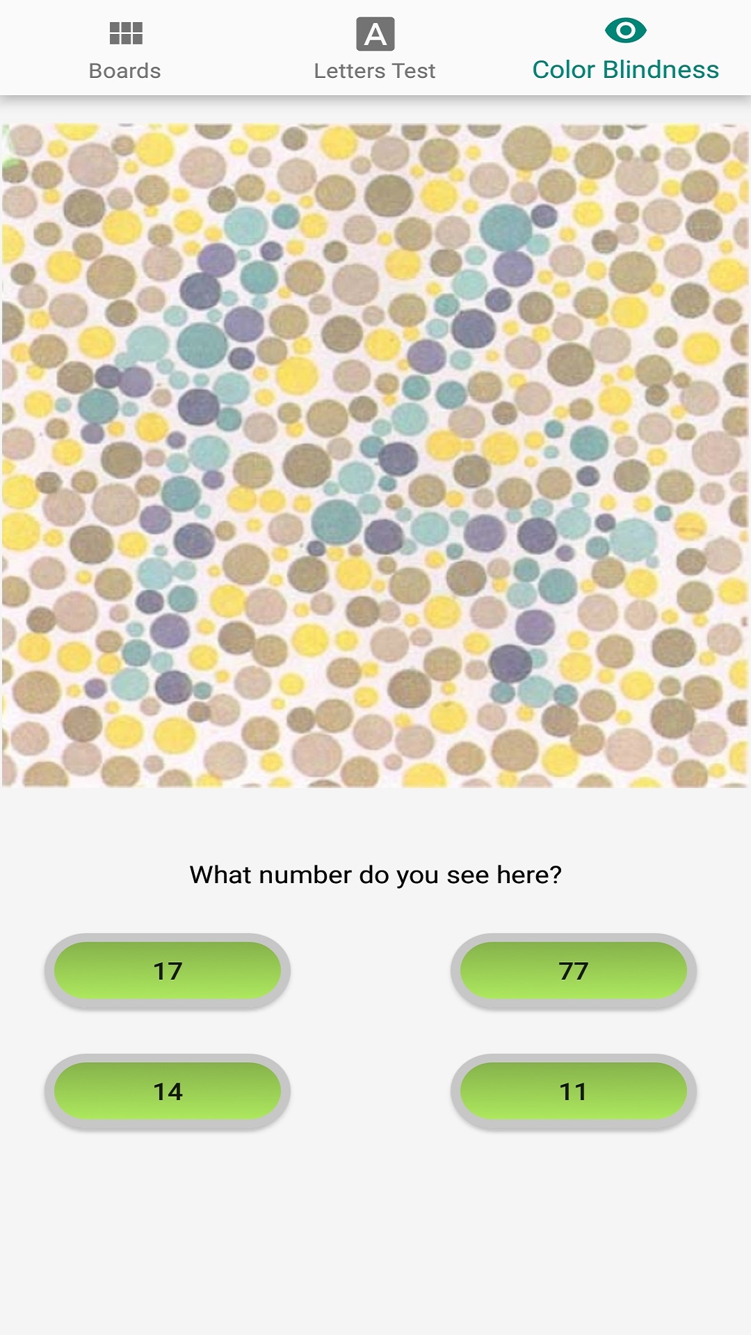 Eye Vision: Boards Check Tests - App on Amazon Appstore