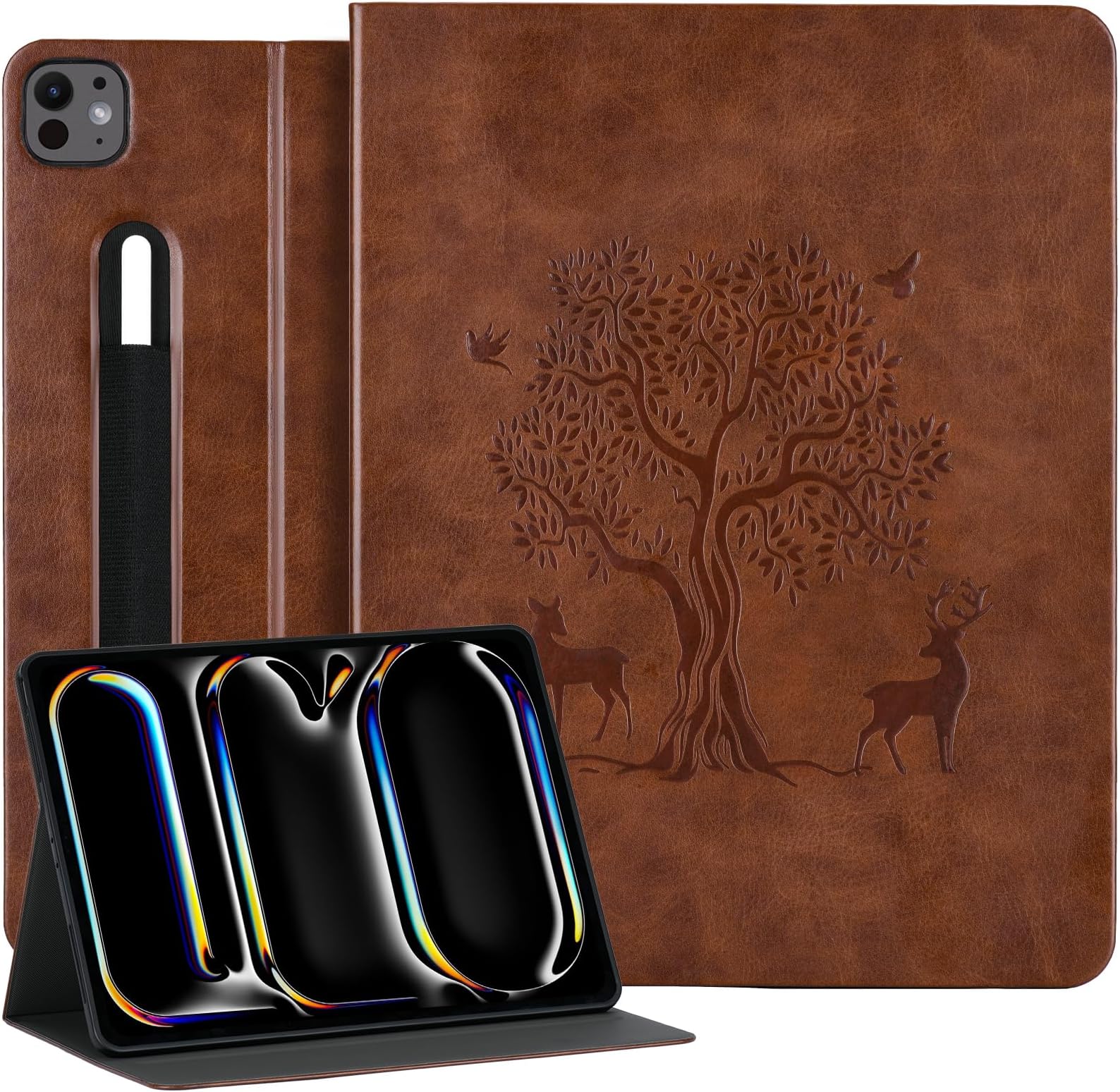 Amazon.com: HFcoupe for iPad Pro 13 inch Case 2024 M4 7th Gen, Book ...