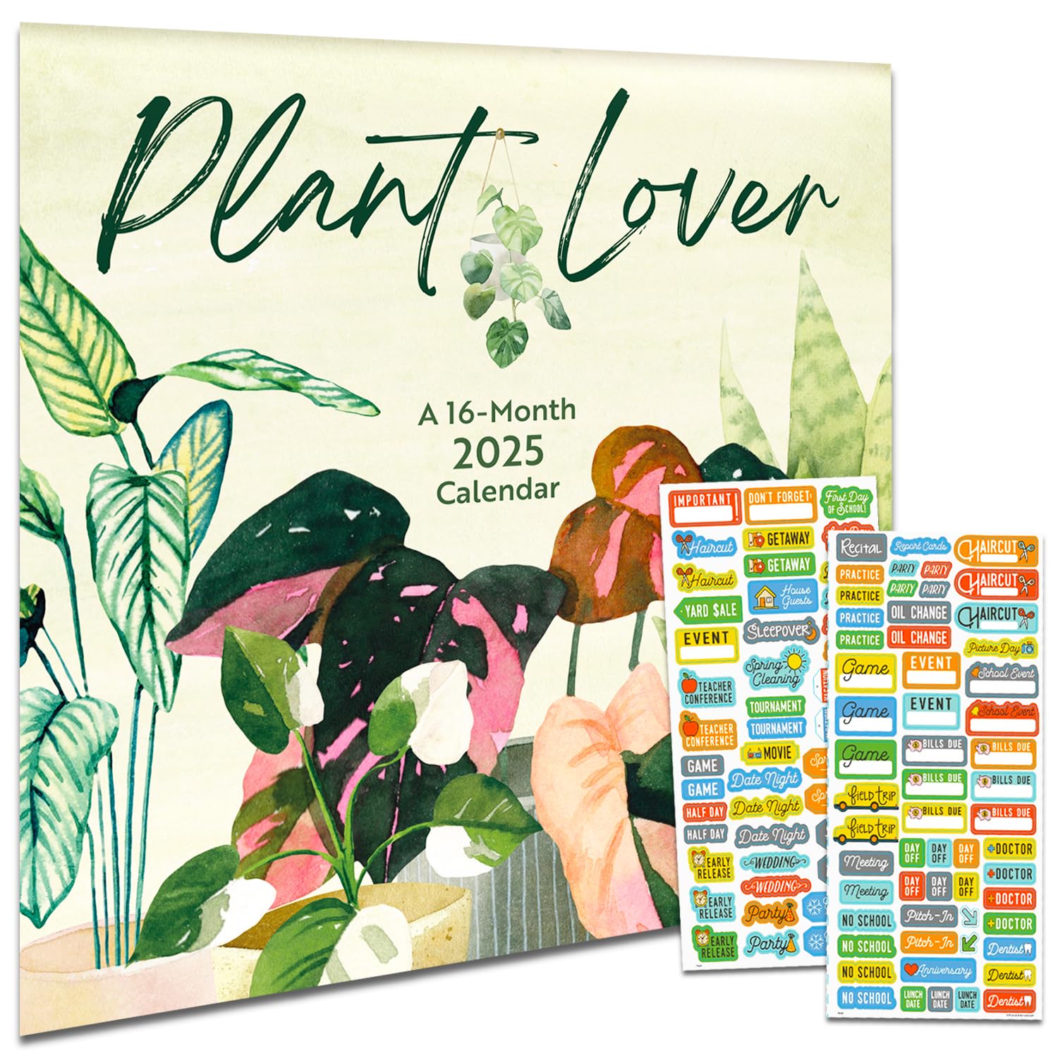 Amazon.com: Plant Lover Calendar 2025 - Deluxe 2025 Aesthetic Greenery ...