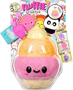 Amazon.com: Fluffie Stuffiez Ice Cream Small Collectible Feature Plush ...